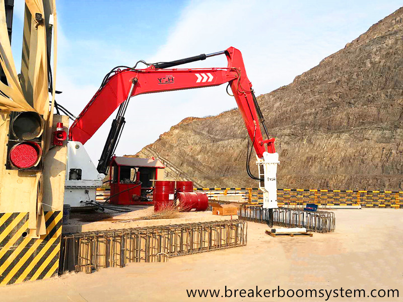 Pedestal Boom Rock Breakers System For Jaw Crusher - Buy Pedestal Rock ...
