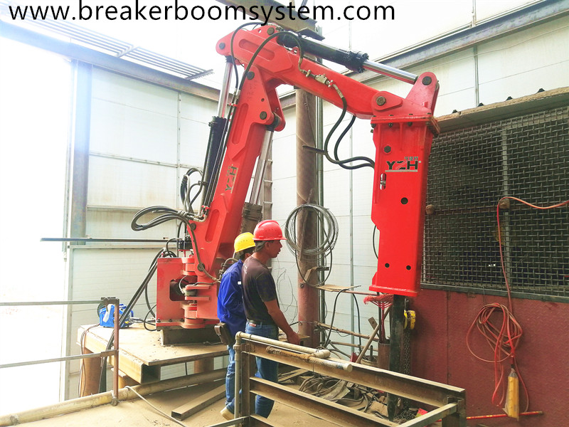 Hydraulic Pedestal Boom Rock Breaker Systems - Buy Pedestal Boom, Boom ...