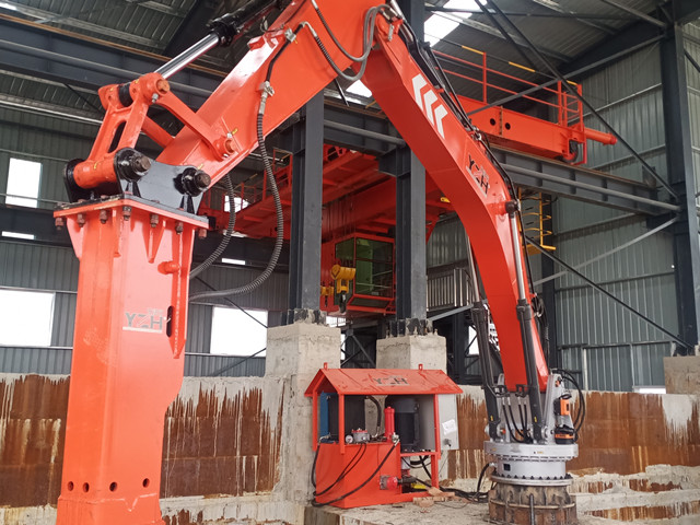 Stationary Rockbreaker System Crush Hopper Blocked Boulders - China YZH®