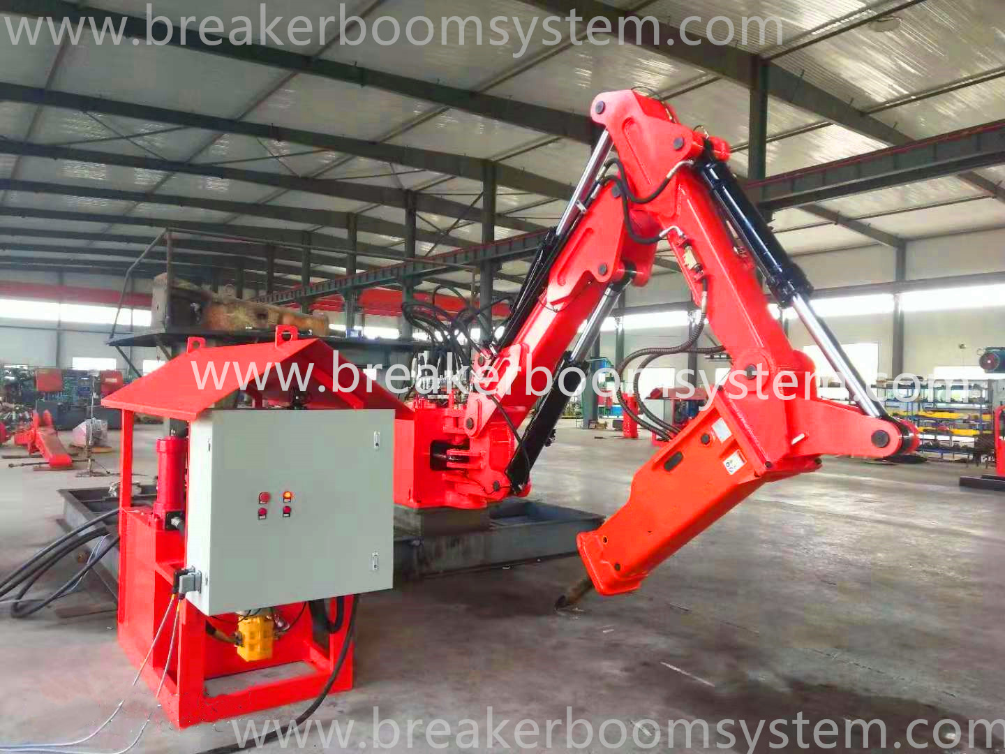 YZH Pedestal Hydraulic Rock Breaker Boom System Has Been Delivered To ...